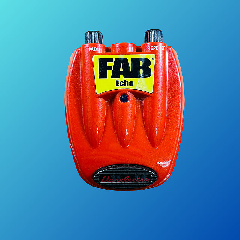 Danelectro Fab Echo 1990s Red - Bucket List Guitars